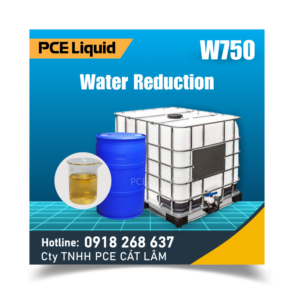 Phụ gia PCE giảm nước WR-W750 - Công Ty TNHH PCE CÁT LÂM